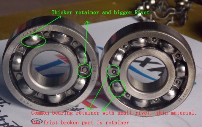 Best Sales nylon retainer deep groove ball bearing for conveyor roller 6205KA from china manufacturer with low price